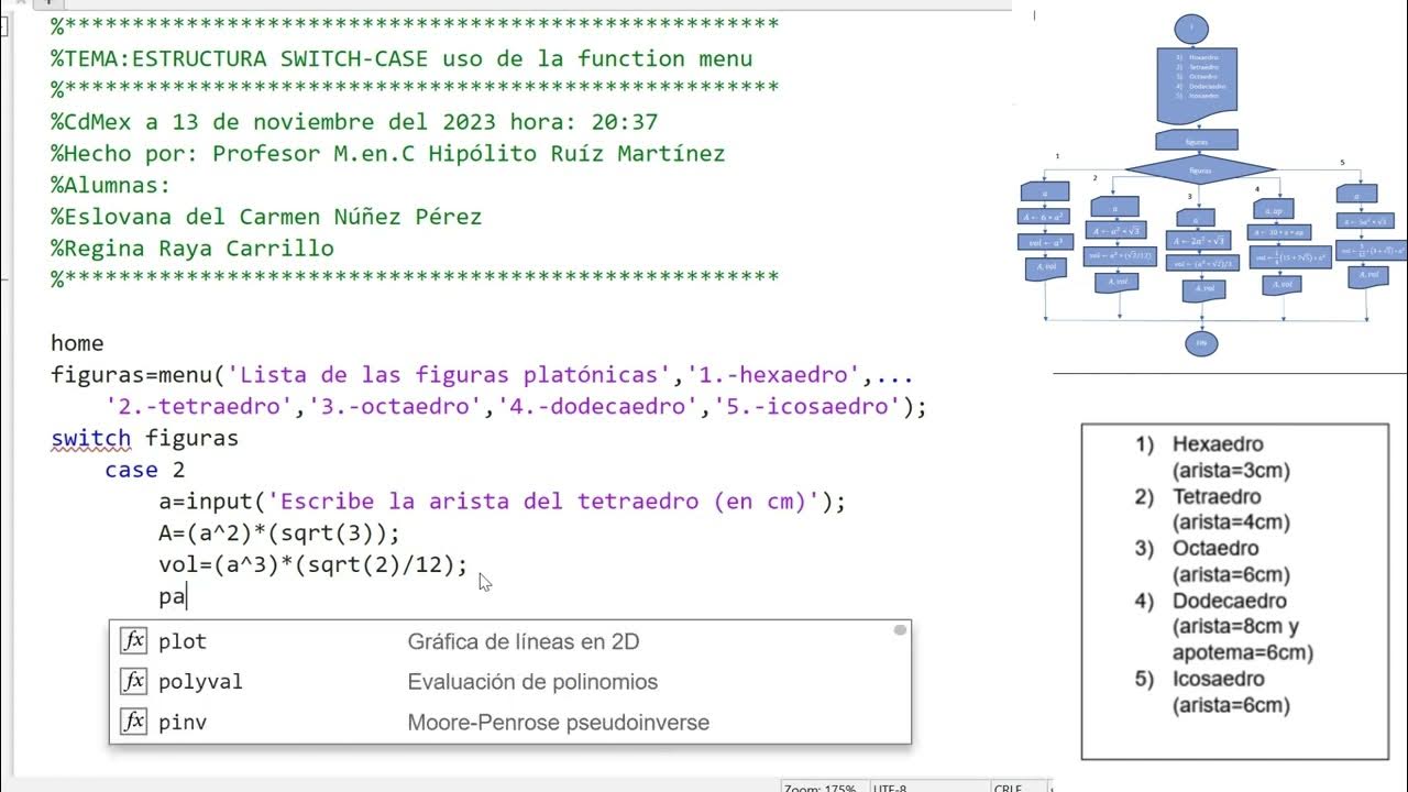 MATLAB//Programación//Switch-Case//Regina Raya - YouTube
