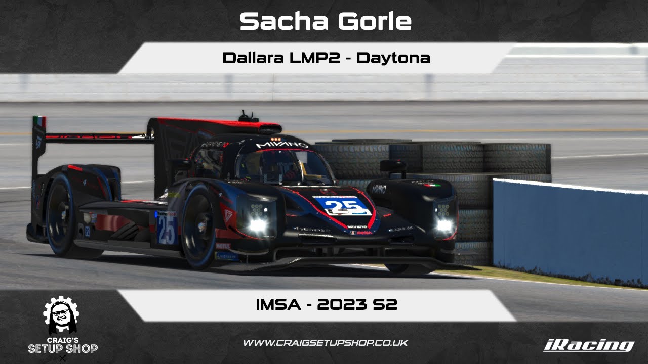 iRacing - 23S2 - Dallara LMP2 - IMSA - Daytona - SG - YouTube