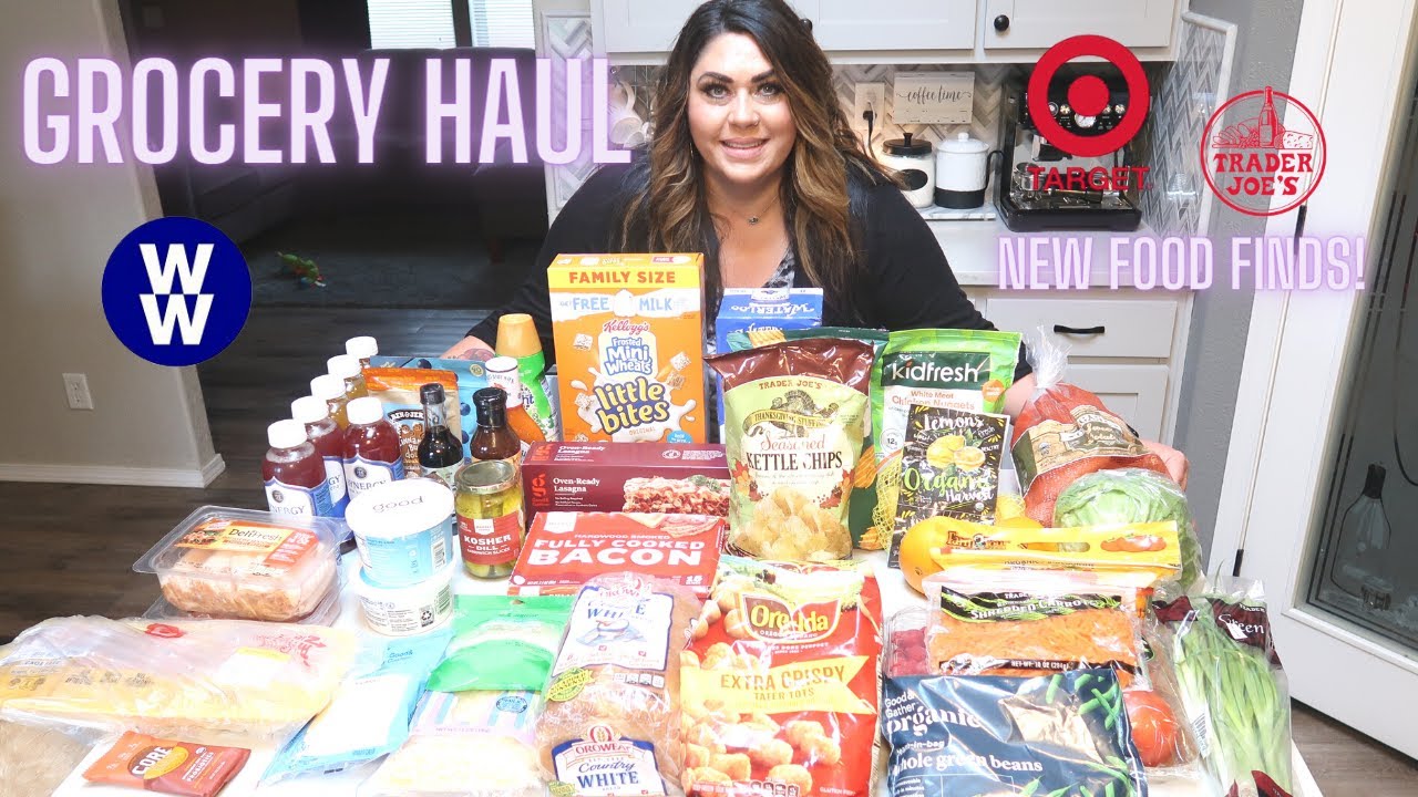 BIG WW GROCERY HAUL!! | NEW FOOD FINDS & HOME FINDS | WEIGHT WATCHERS ...