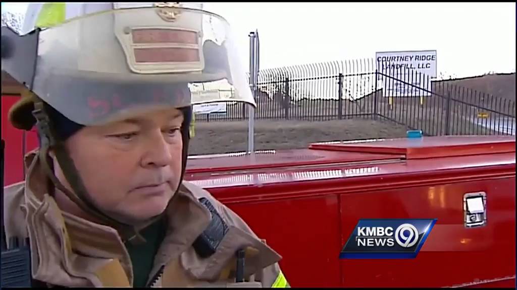 Sugar Creek's fire chief says landfill fire partially contained - YouTube