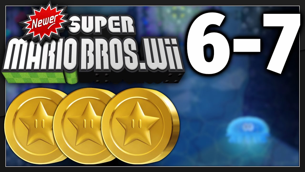 Newer Super Mario Bros. Wii 6-7 ALL STAR COINS - YouTube