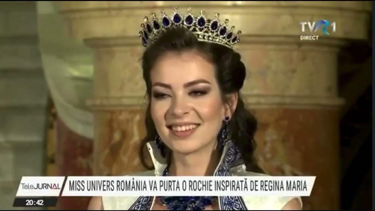Miss Univers 2021, într-o ținută și purtând o tiară inspirată de Regina Maria. - YouTube