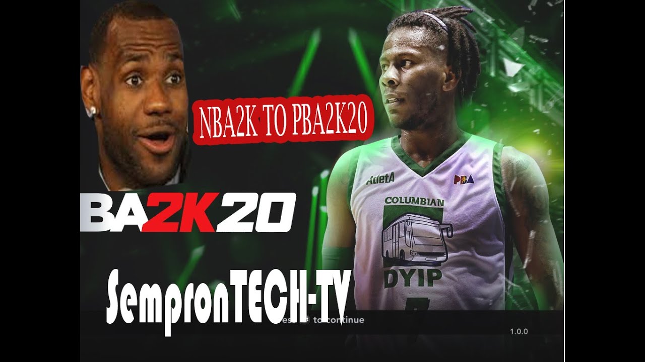 PBA2K - HOW TO MOD NBA2K TO PBA2K - YouTube