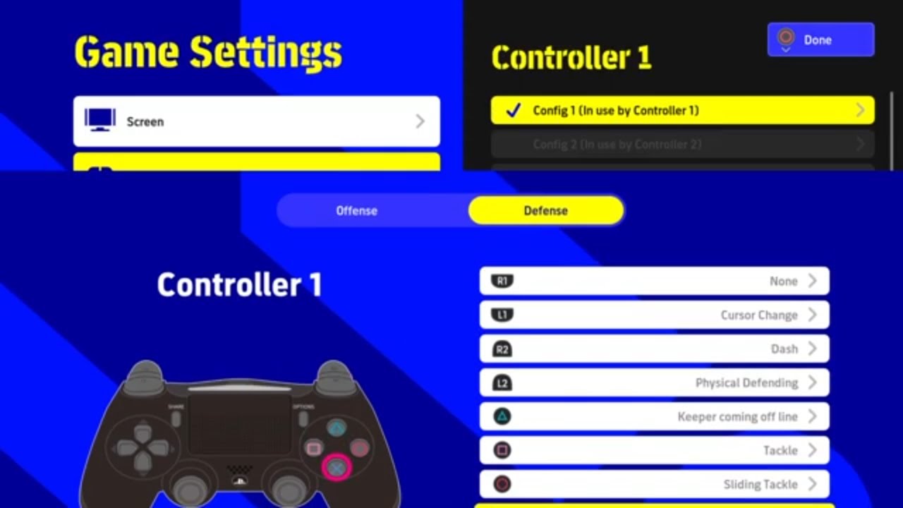 How to fixed controller setting Pes 2022 on PS4/PS5/Xbox - YouTube