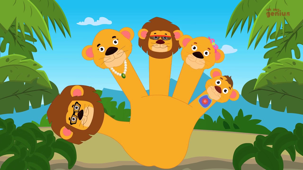 Finger Family | Lion Finger Family | Nursery Rhyme - YouTube
