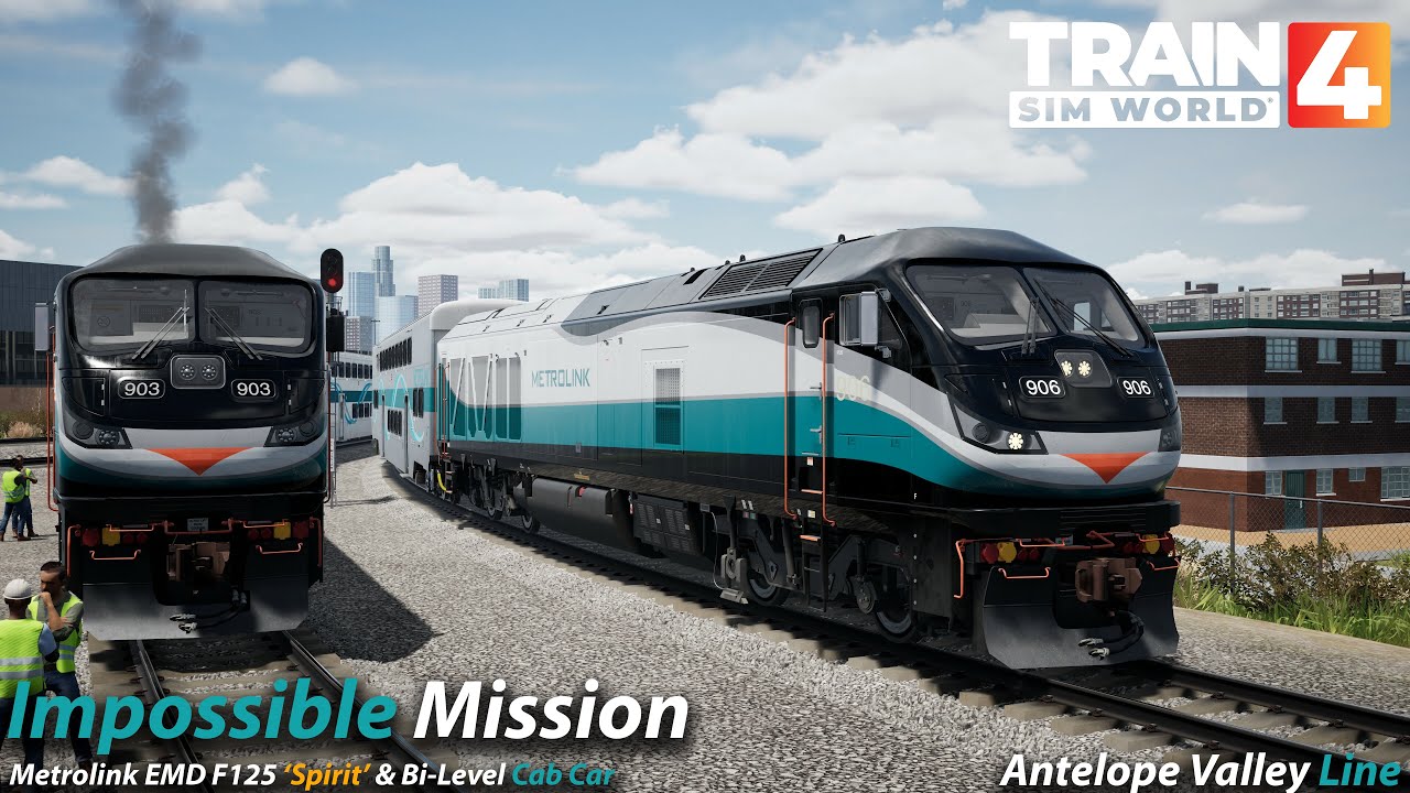 Impossible Mission : Antelope Valley Line : Train Sim World 4 [4K 60FPS ...