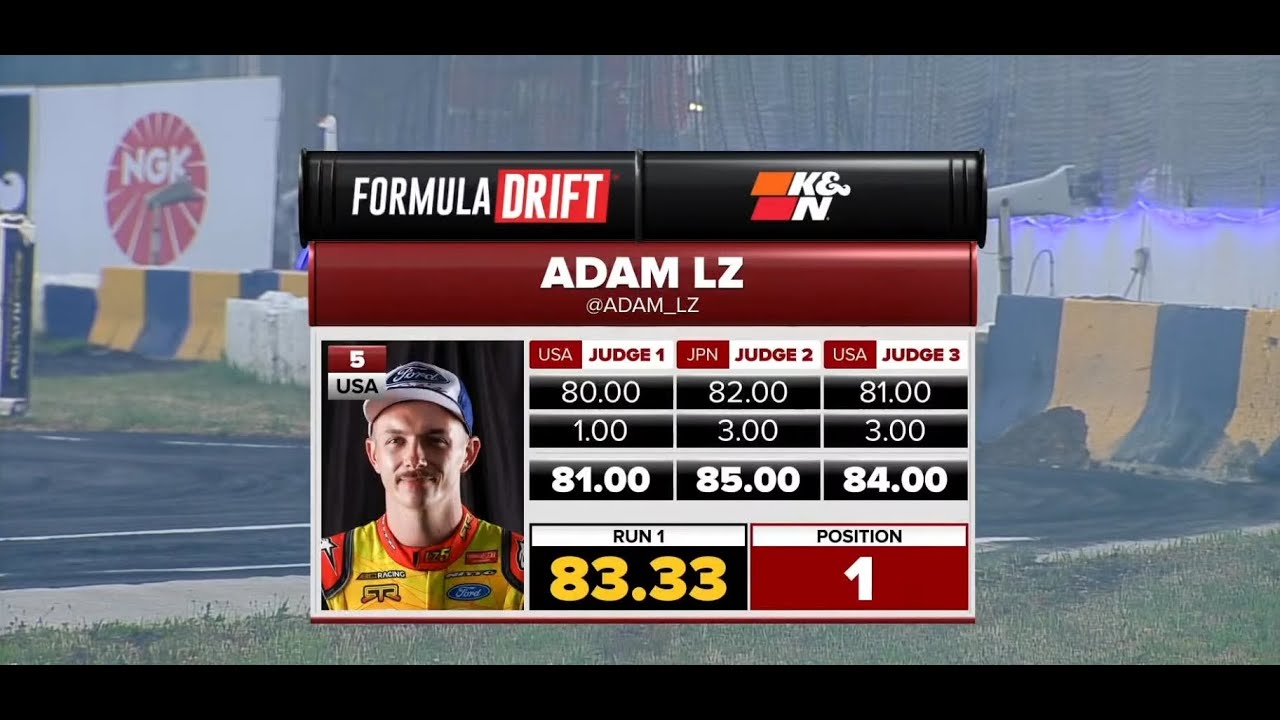 ADAM LZ | 83.33 Point Qualifying Run | Formula DRIFT #FDNJ 2023 - PRO ...