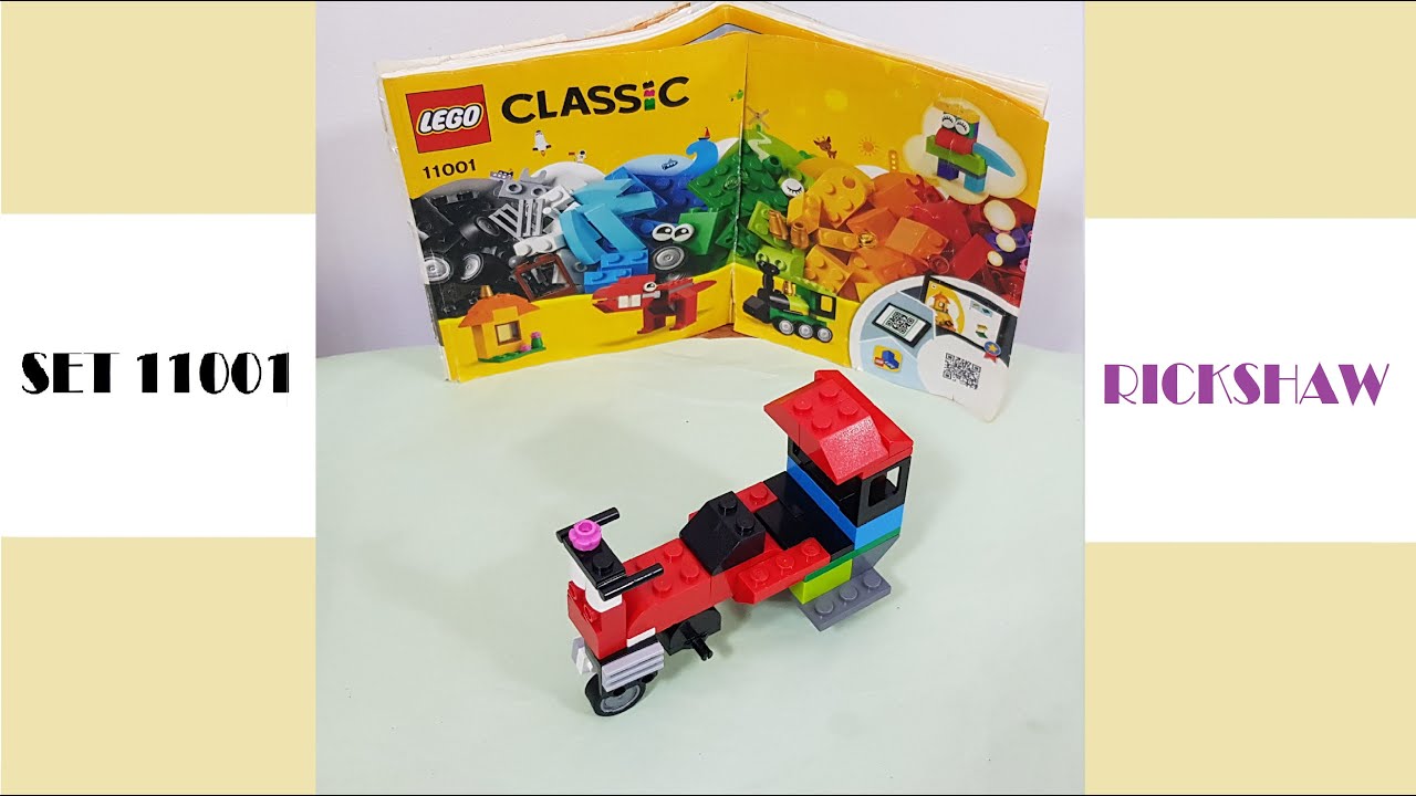 #40 | Rickshaw | Lego Classic | Set 11001 | Stop Motion - YouTube