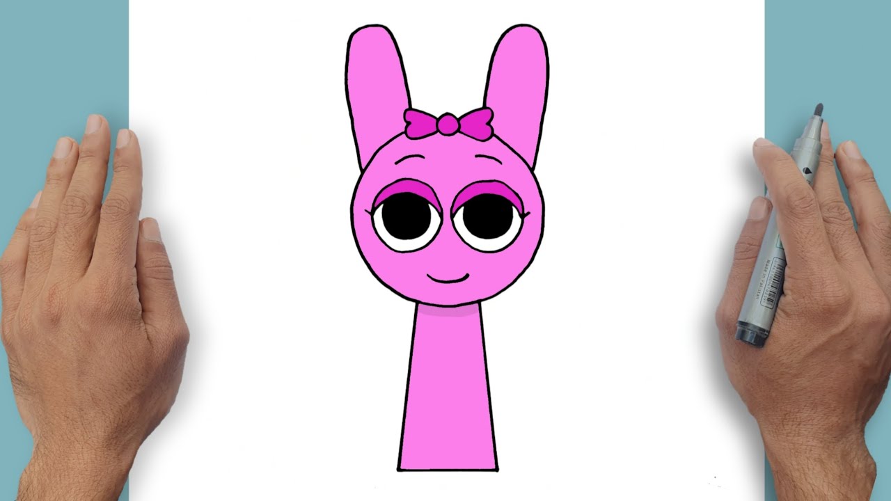 How to Draw Pinki (Pink) from INCREDIBOX SPRUNKI - YouTube