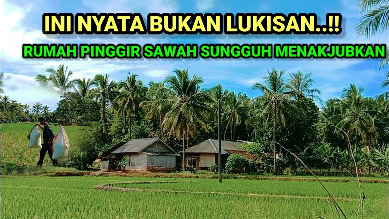 Suasana Keindahan Alam Di Pedesaan Ini, Bagaikan Lukisan Yang Nyata ...