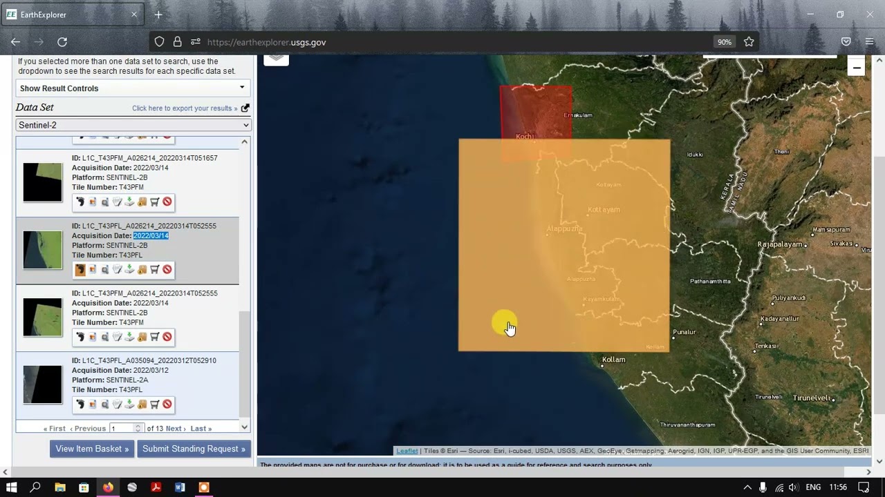 How to Download 10m Sentinel Imagery from EarthExplorer | Free - YouTube