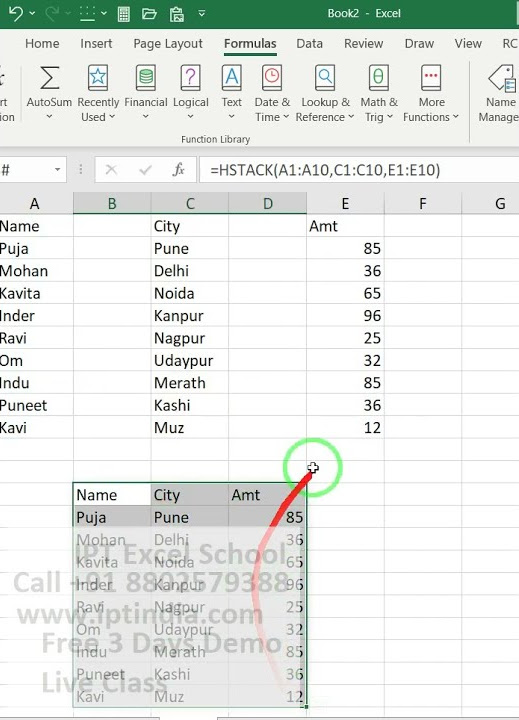 Hstack Excel New Formulas Shorts Youtube 