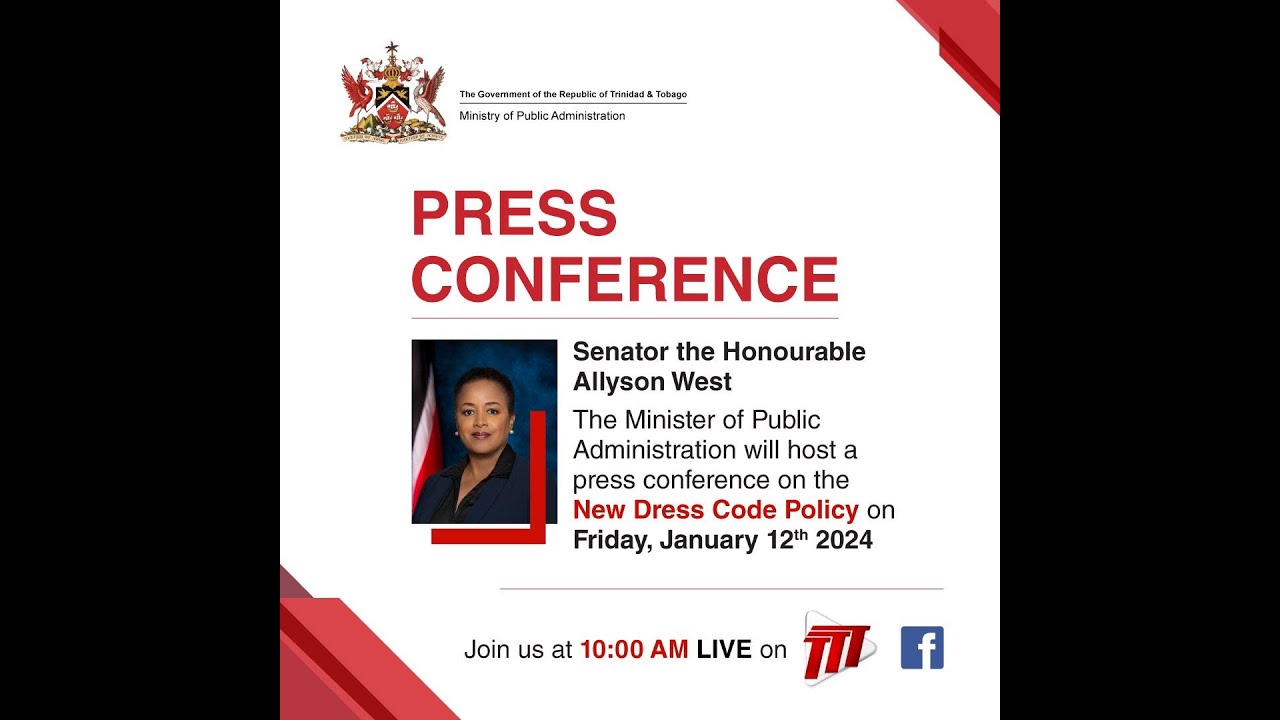 Press Conference: Dress Code Policy for Client/Visitors to Government ...