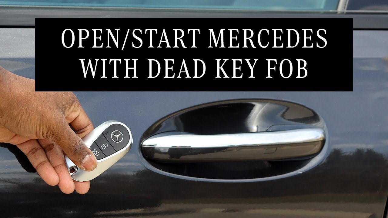 How to Open and Start Your Mercedes With Dead Key Fob - CLA, GLA, GLB ...