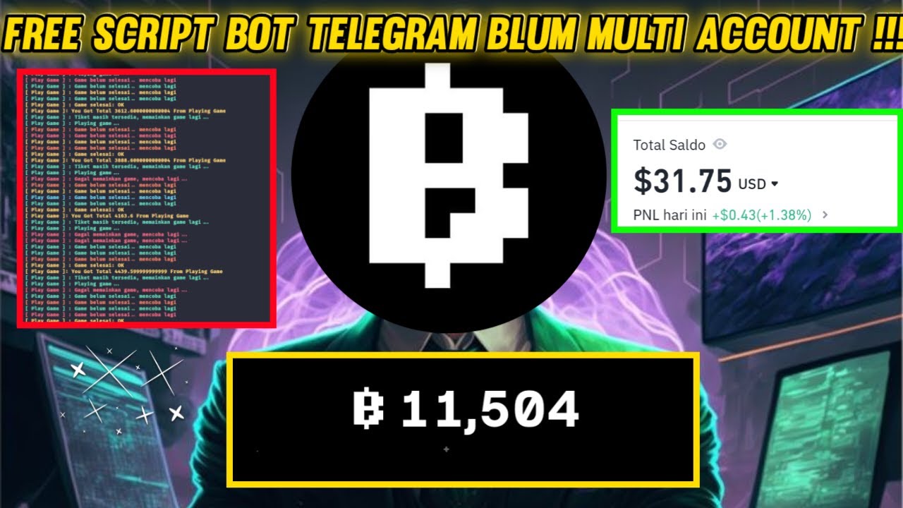FREE SCRIPT BOT TELEGRAM MULTI BLUM-TOD - YouTube