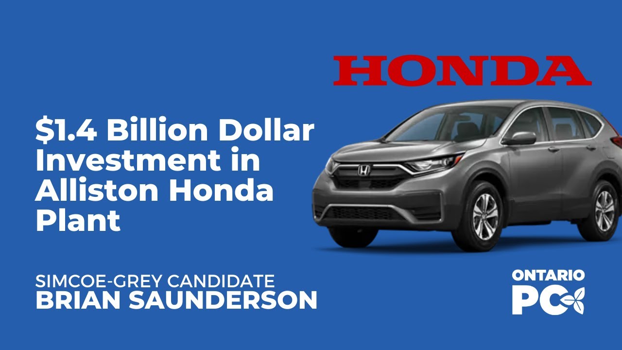 Honda Canada, Federal and Provincial Government Announce $1.4 Billion ...