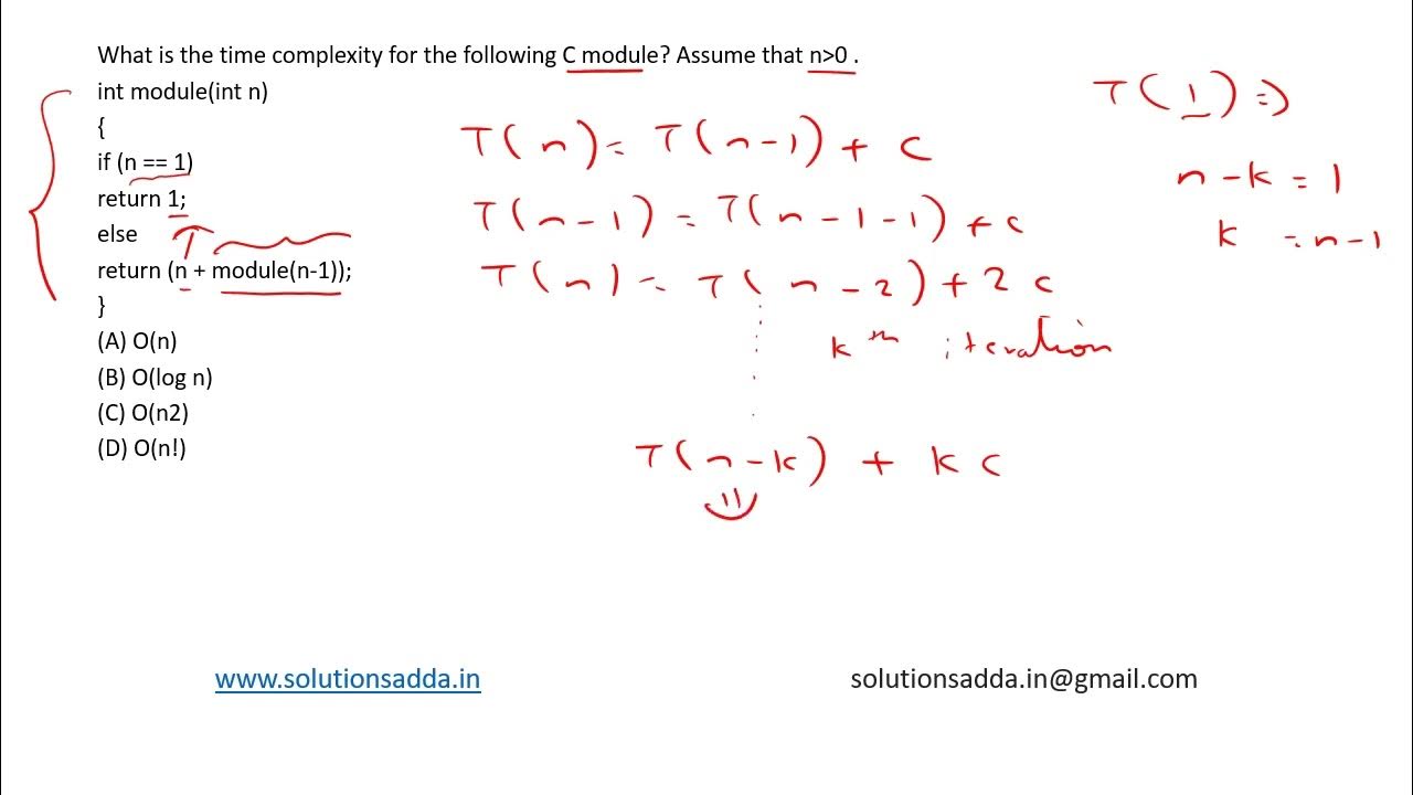 Isro 2014 C Programming Recursion Isro Test Series Solutions Adda Explained By Isro Air