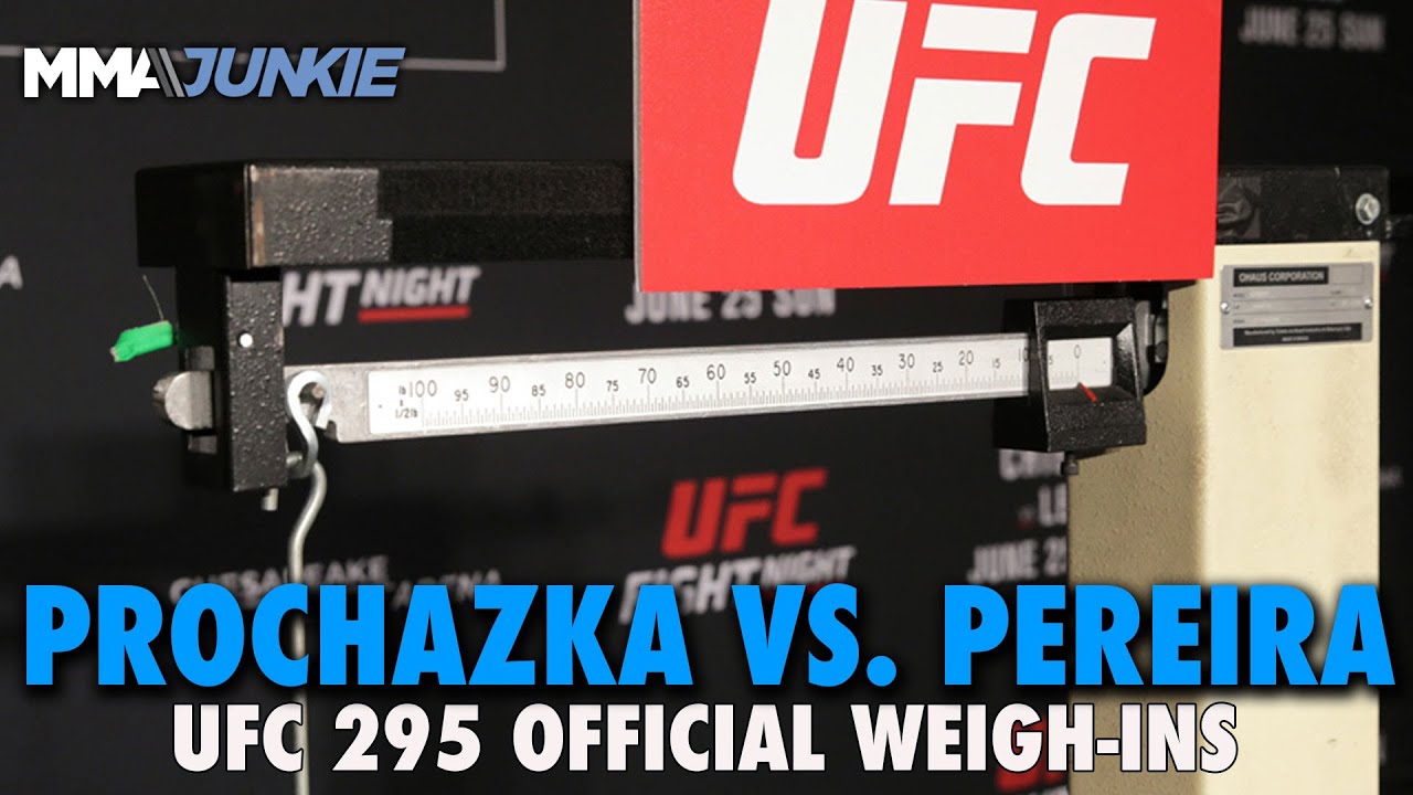 UFC 295 Official Weigh-Ins Live Stream - YouTube