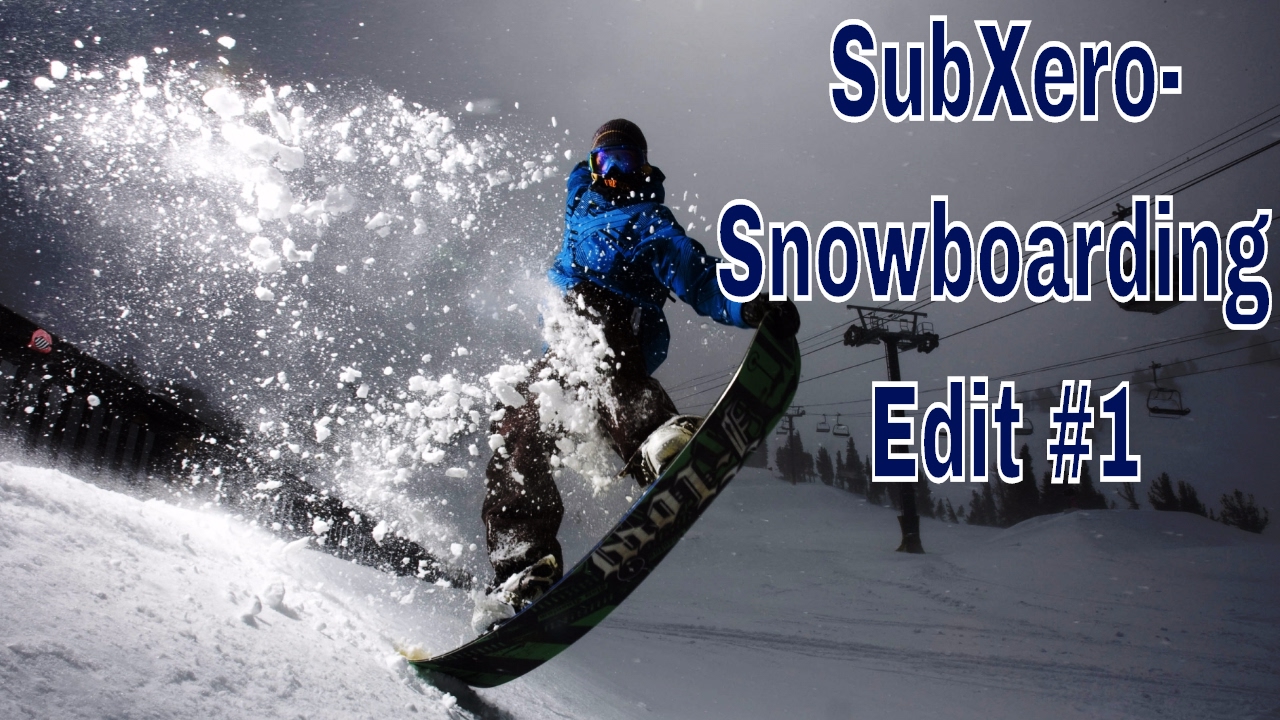 SubXero - Snowboarding Edit #1 at Bear Creek - YouTube