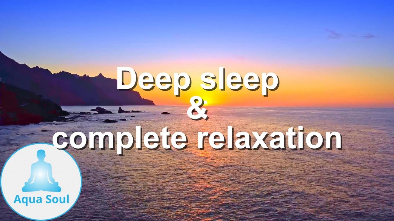 Deep sleep atmosphere relaxing music, sea sounds for peaceful sleep ...