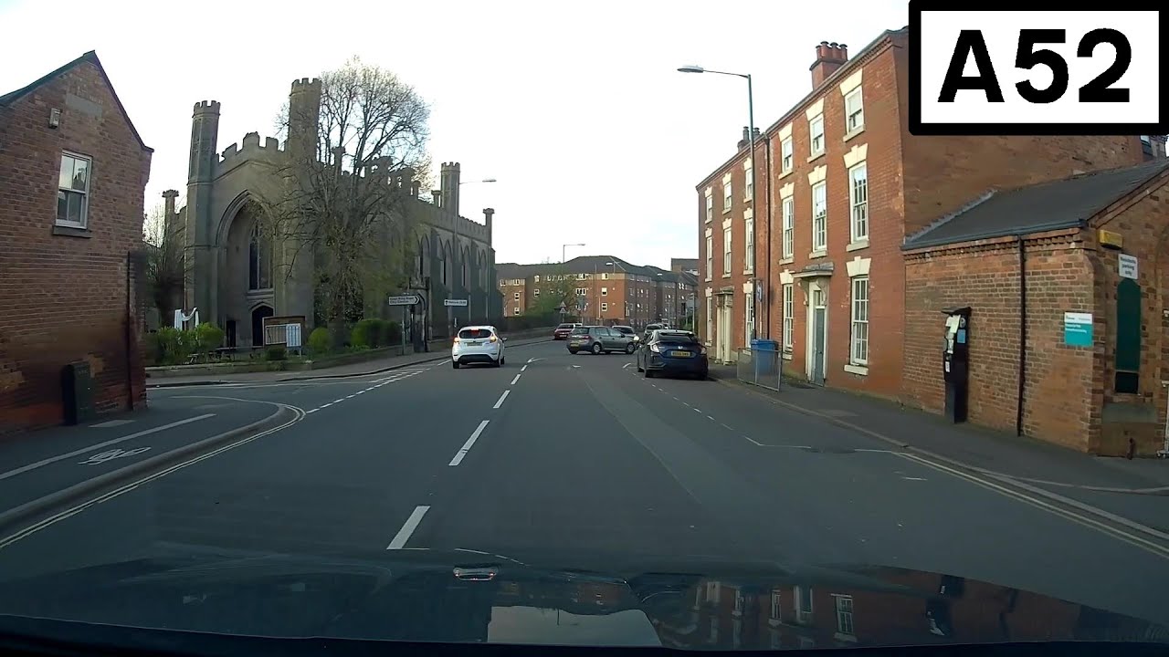 A52 Ashbourne Road & Agard Street, Derby - Eastbound - YouTube