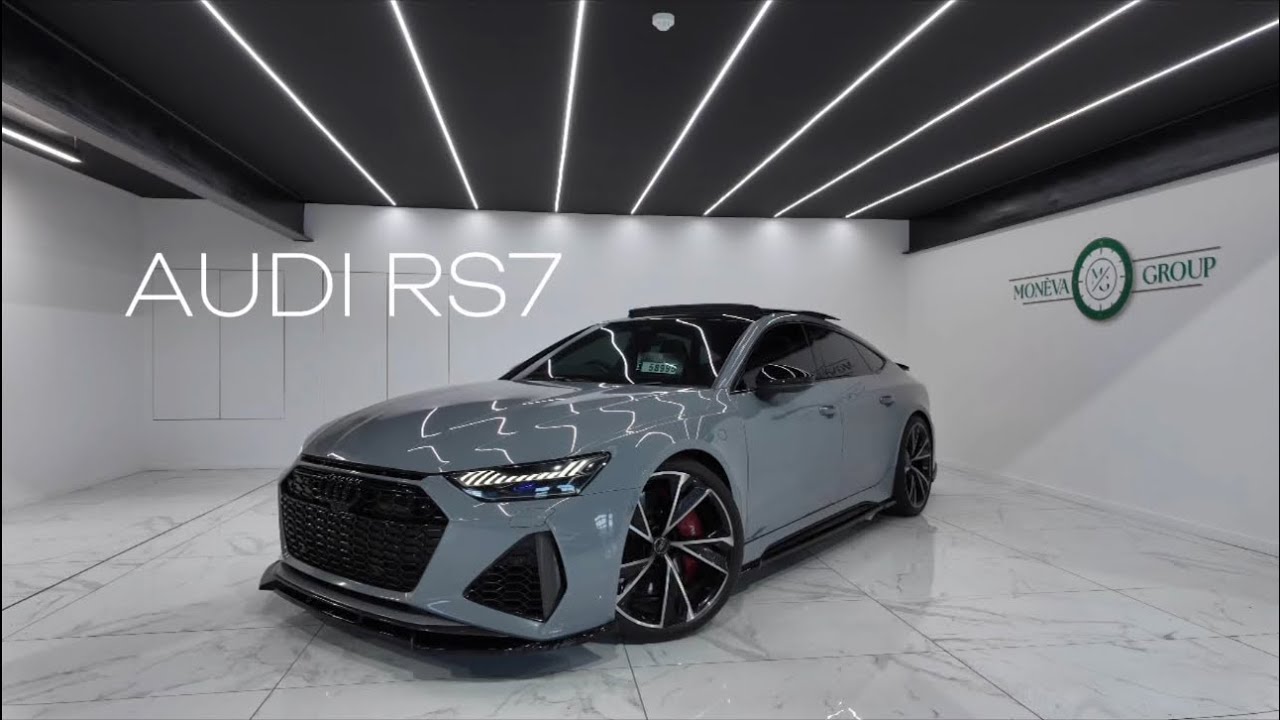 Walk around video - Audi Rs7 with features such as sunroof, sports ...