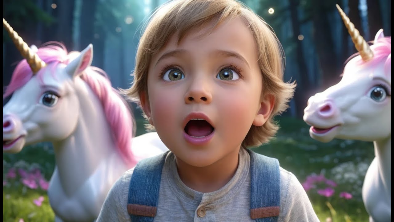 The Unicorns on the Bus Rhyme Song | Popular Nursery & Lyrics for Kids ...