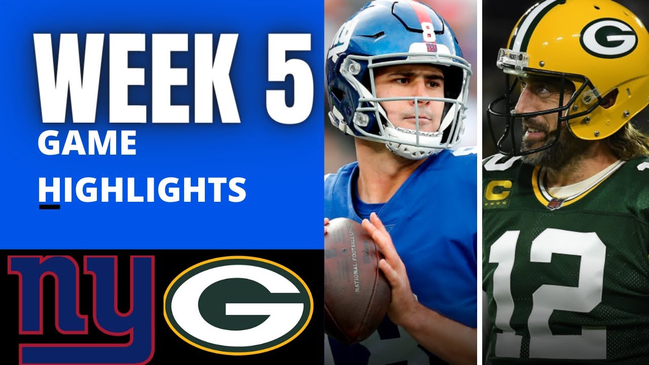 New York Giants vs Green Bay Packers | NFL Week 5 Game Highlights - YouTube