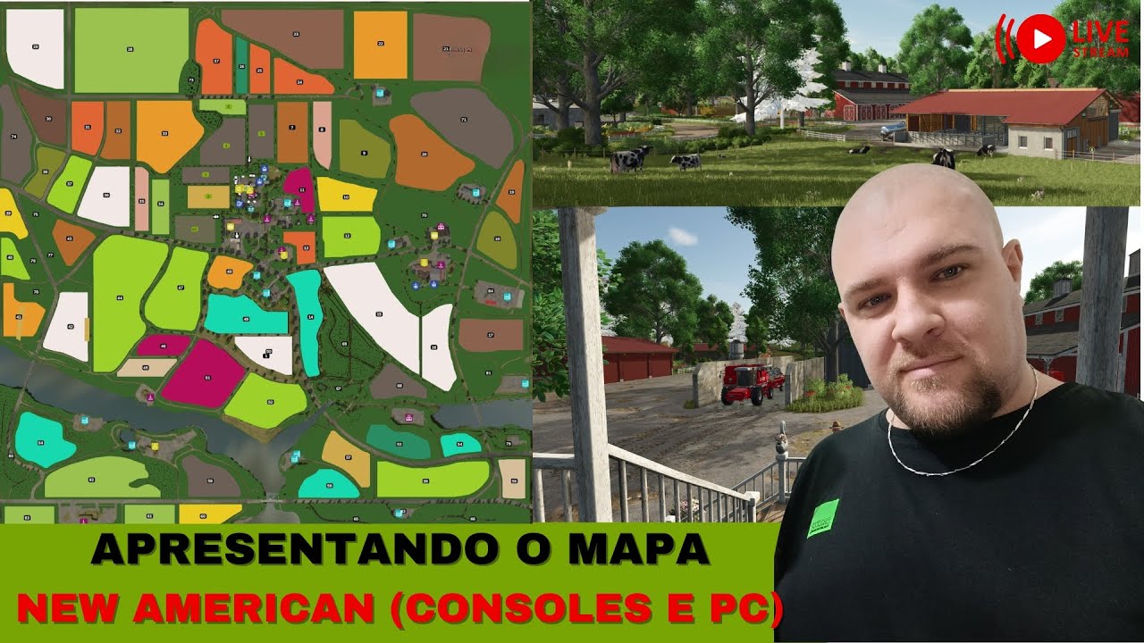 Apresentando o Mapa New American no Farming Simulator 25 - YouTube