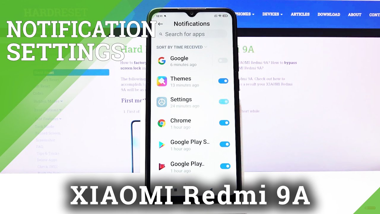 How to Manage Notifications on XIAOMI Redmi 9A – Notification Settings ...