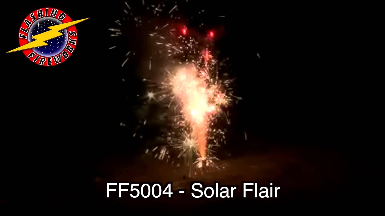 Solar Flair - Flashing Fireworks - YouTube