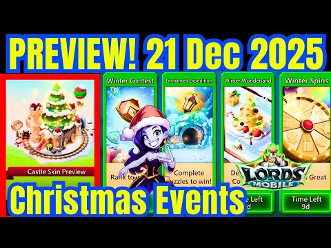 Lords Mobile – 21 December 2025 Update: New packs, events & monsters ...