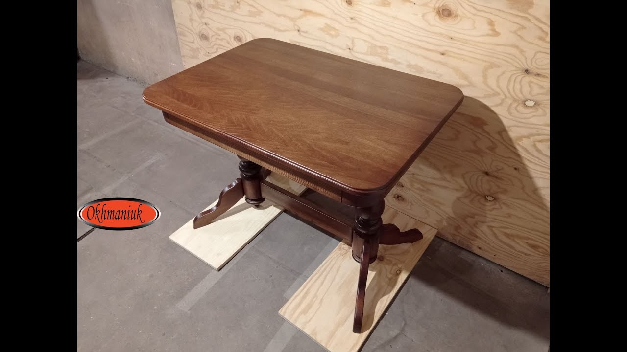 Ash tree table - YouTube
