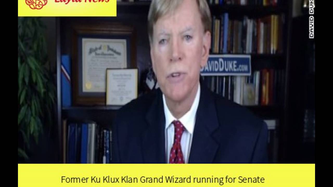 Former Ku Klux Klan Grand Wizard running for Senate | By : CNN - YouTube