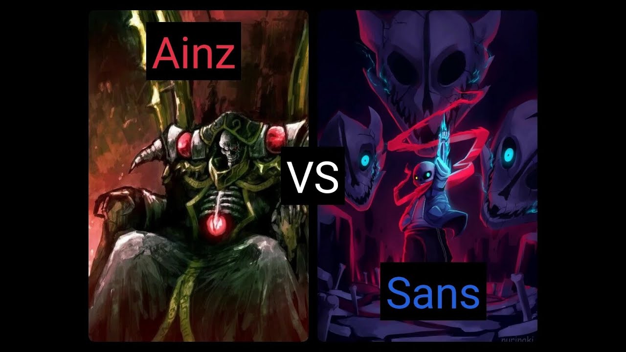 Sans Undertale vs Ainz Oal Gown Overlord l Deutsch/German - YouTube