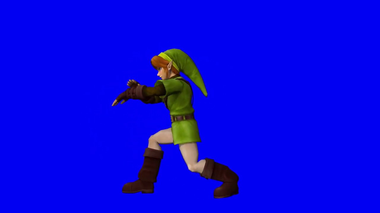 Zelda Link Dancing Green Screen Breath Of The Wild - YouTube