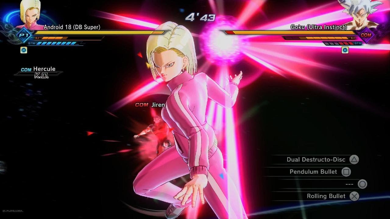 4K DLC 17 ANDROID 18 DBS VS FINAL BATTLE - YouTube