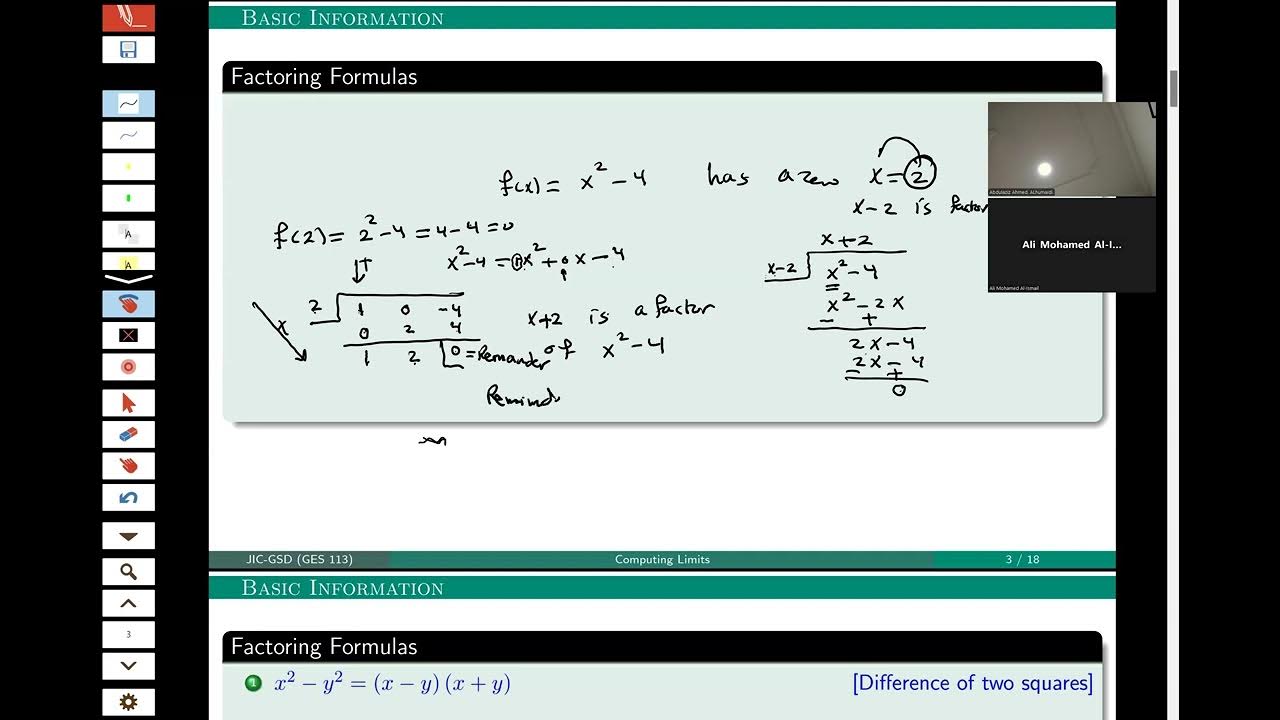 sec 1.2 Computing Limits - YouTube
