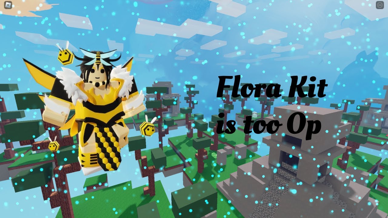 Flora Kit is rlly op in #RobloxBedwars #roadto2ksubs #roadto10ksubs ...