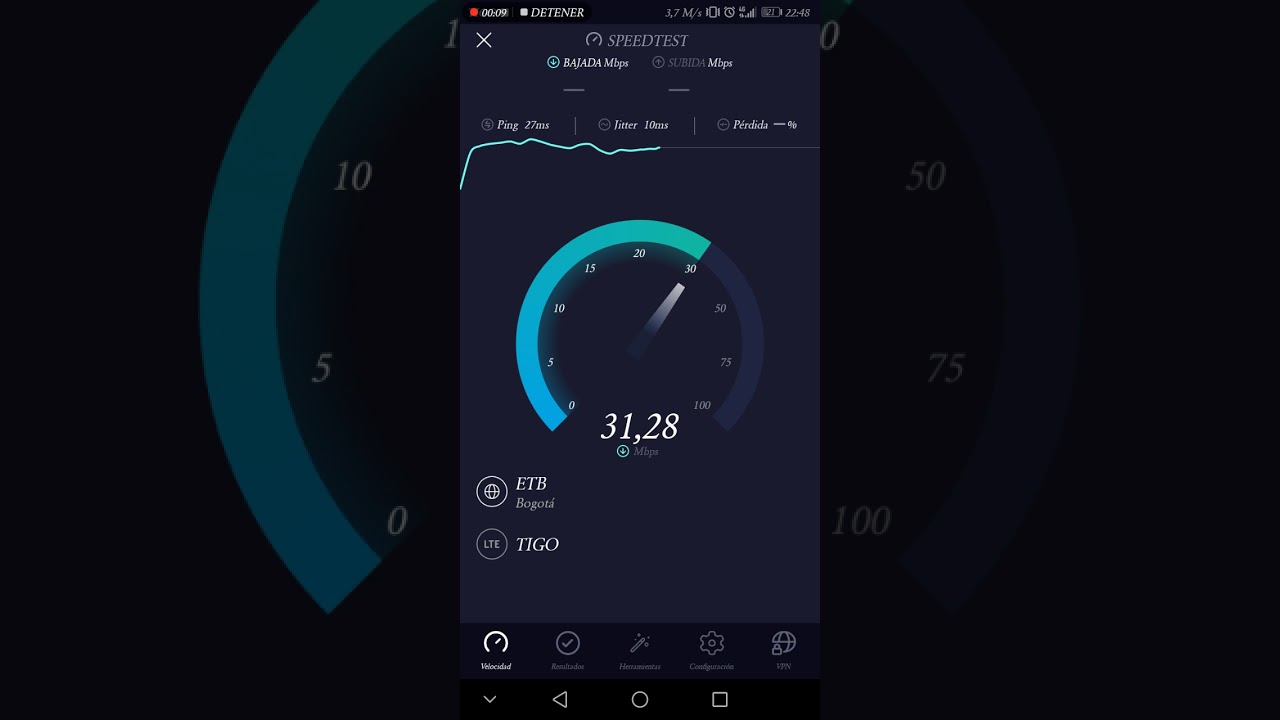 Speed test 4G LTE - YouTube