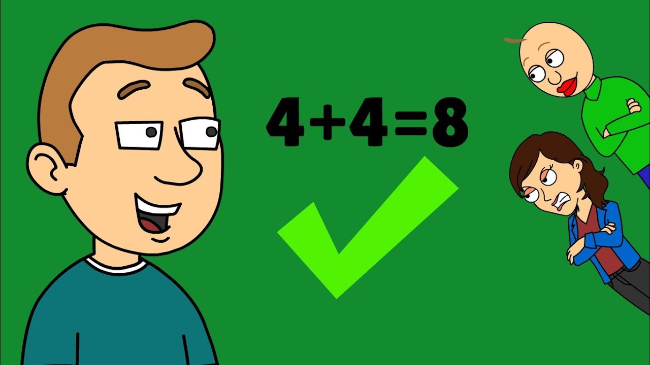 Dave gets a math question correct / not grounded ( Feat Baldi ) ( MOST ...