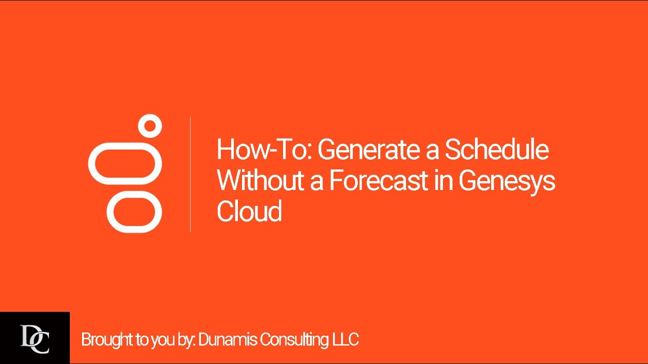 How To Generate A Schedule Without A Forecast In Genesys Cloud YouTube how-to-generate-a-schedule-without-a-forecast-in-genesys-cloud-youtube