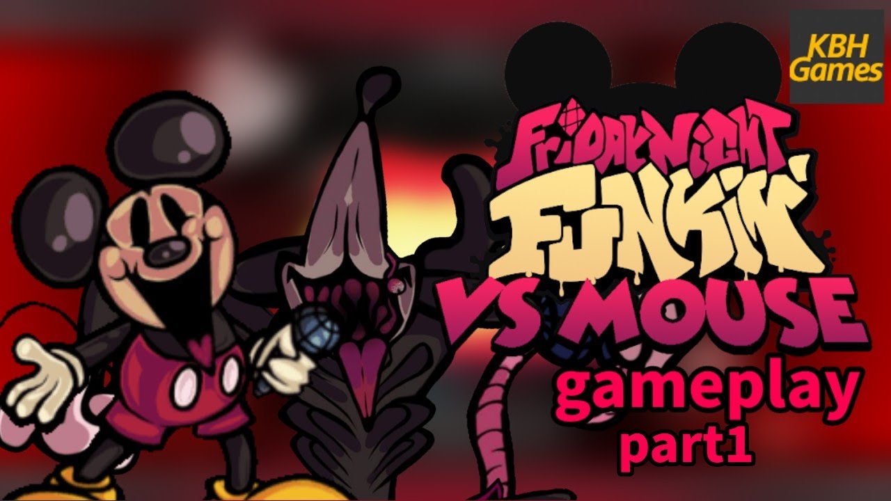 fnf vs mouse mod gameplay part1 KBH games version - YouTube