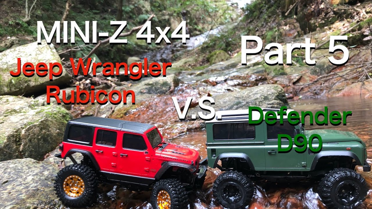 【Part 5】Kyosho MINI-Z 4x4 D90 vs Jeep 京商ミニッツ4x4 - YouTube