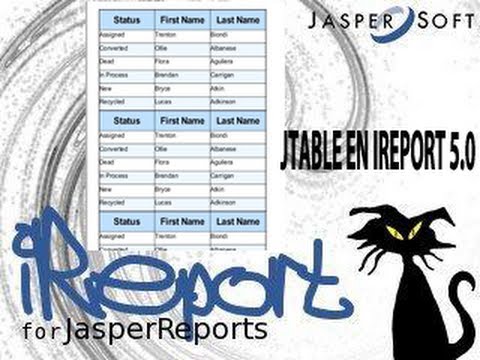 Table en IReport para generar reportes - YouTube