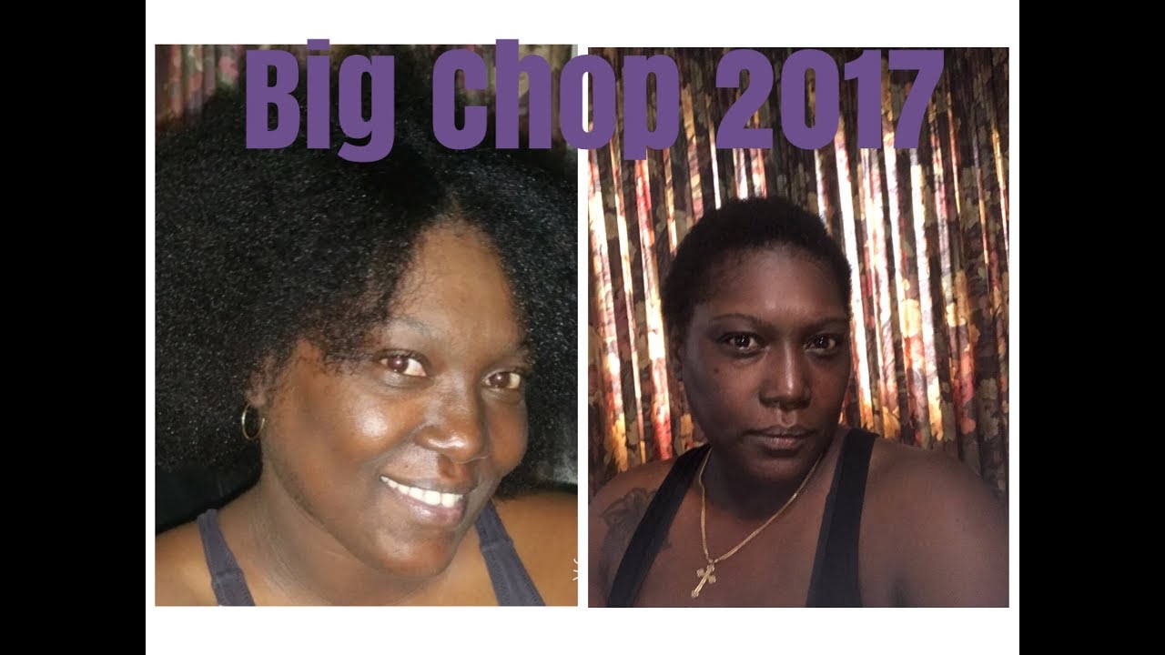 My First Big Chop 2017 - YouTube