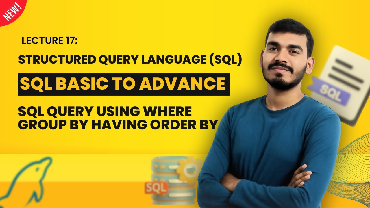 Sql Query Using Joins Where Group By Having Order By Sql Basic To Advance Hindi