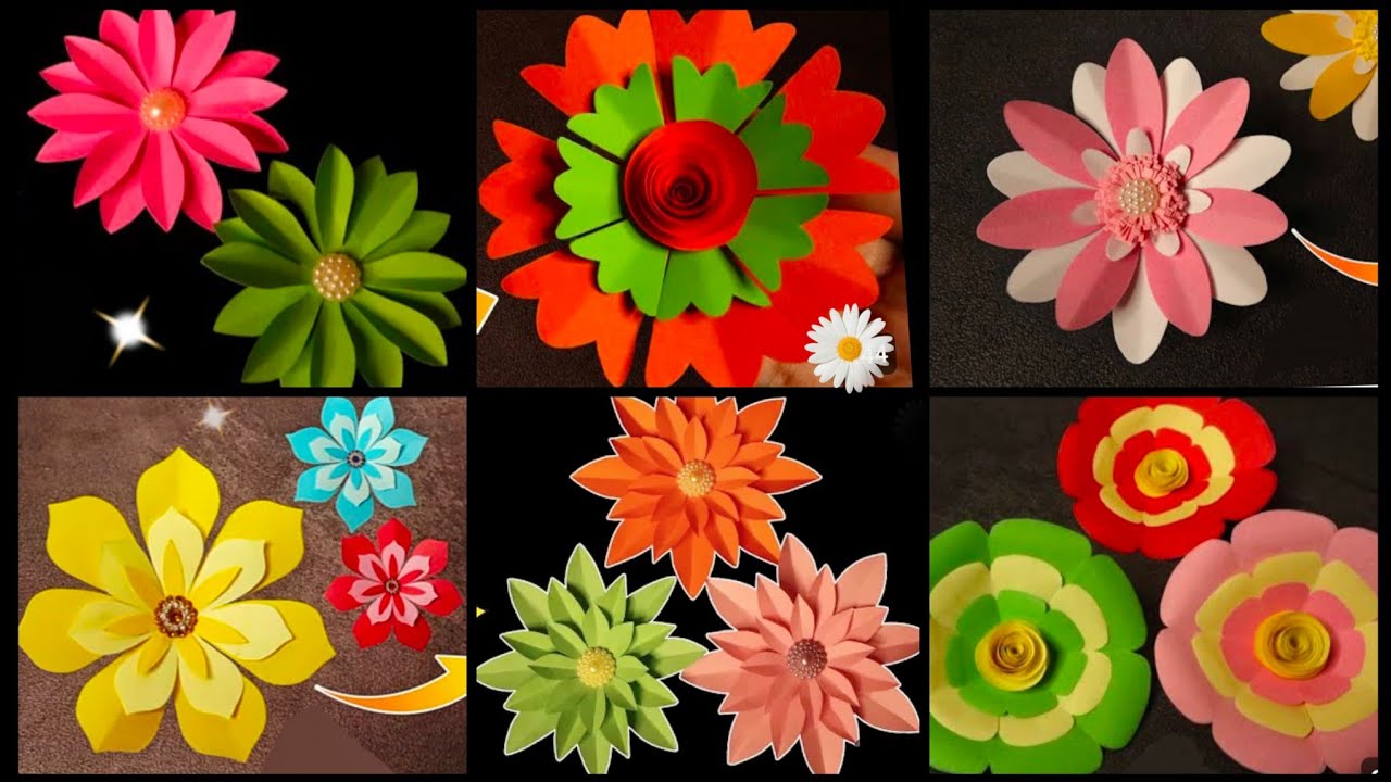 How to Make Paper Flowers That Look Real - YouTube