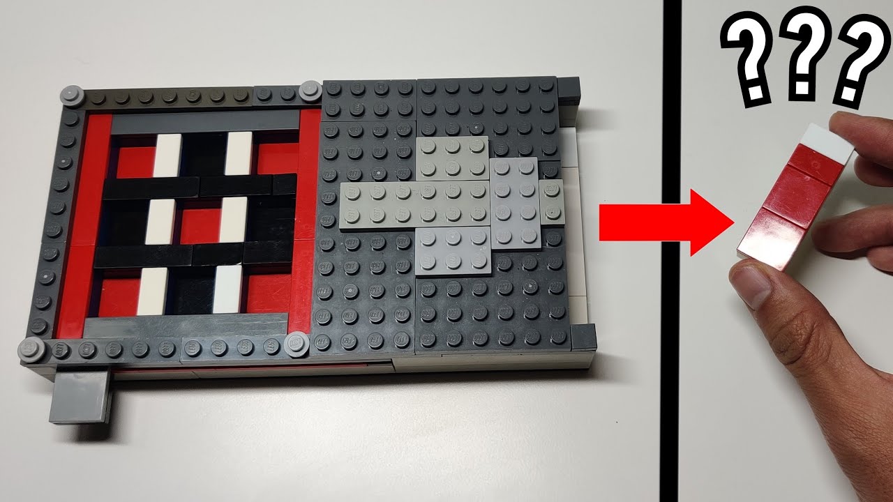 I made a MINECRAFT Crafting Table In LEGO... - YouTube