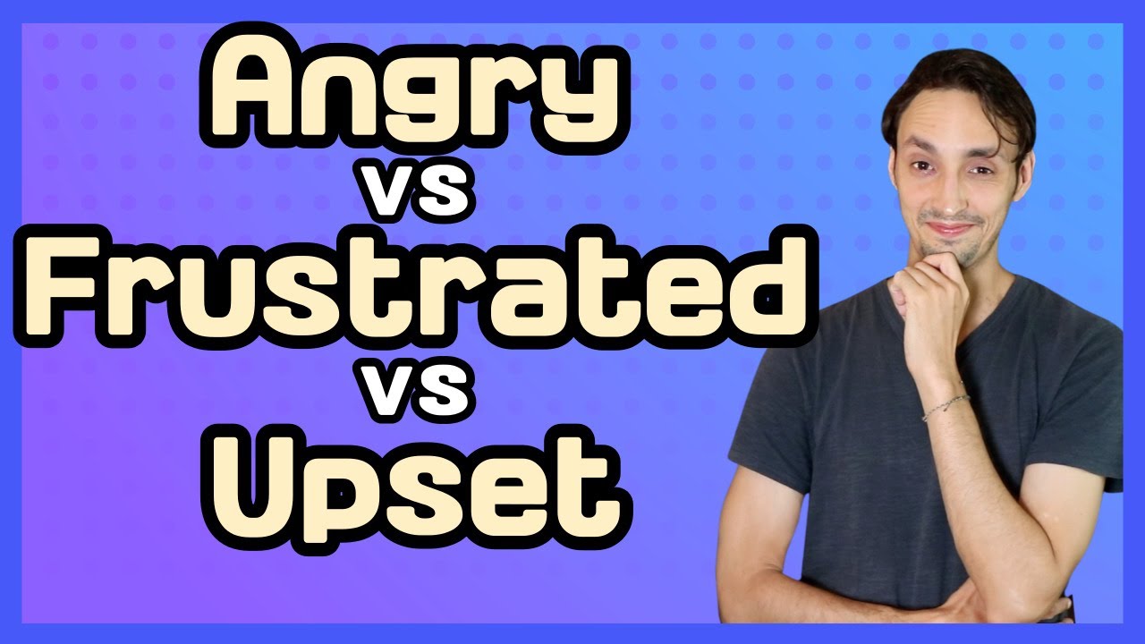 'Angry vs Frustrated vs Upset' 여러가지 예시를 보며 완전 정복하자! 션 파블로 라이브 스트리밍 ...